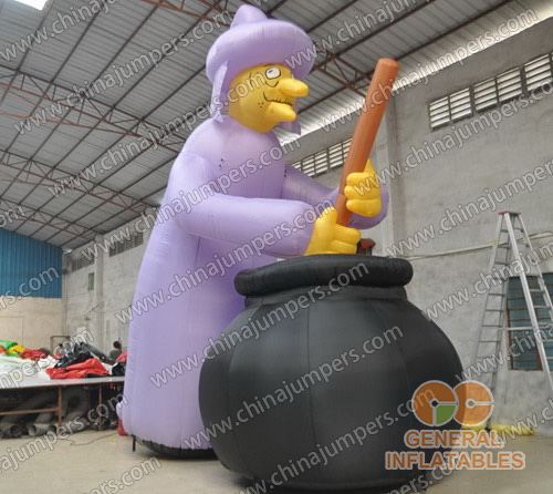 Inflatable Wizard | Inflatable Cartoons | Products | Chinajumpers