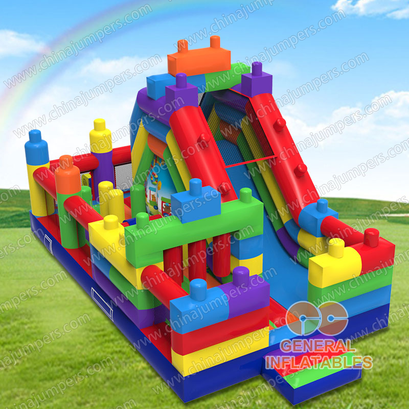 Building Blocks Playground | Inflatable Funland | Products | Chinajumpers