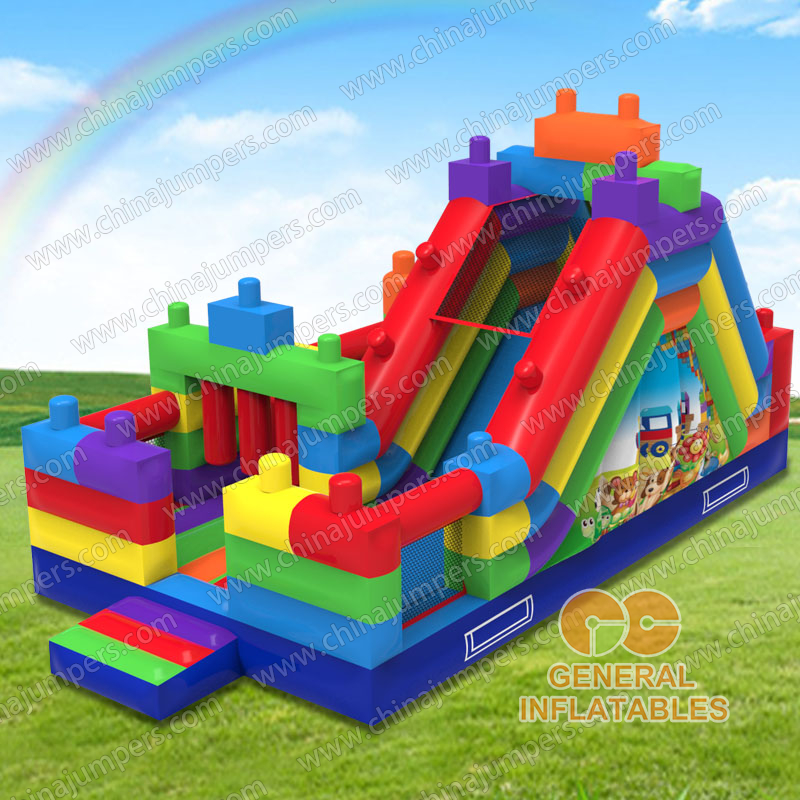 Building Blocks Playground | Inflatable Funland | Products | Chinajumpers