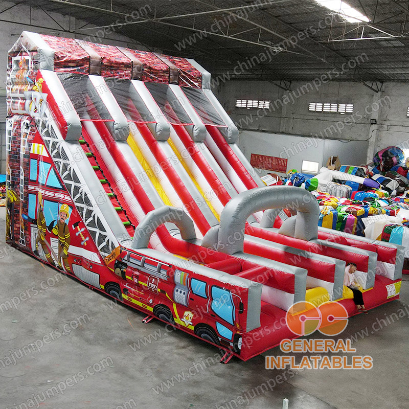 Fire Rescue Slide | Inflatable Slides | Products | Chinajumpers