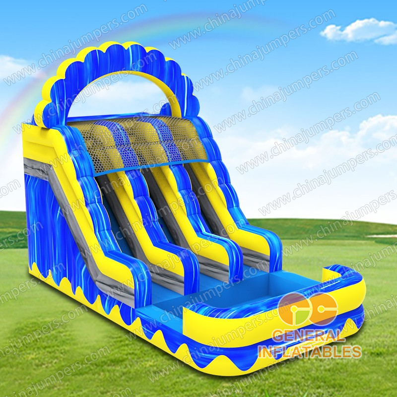 Blue Marble Water Slide | Inflatable Water Slides | Products | Chinajumpers