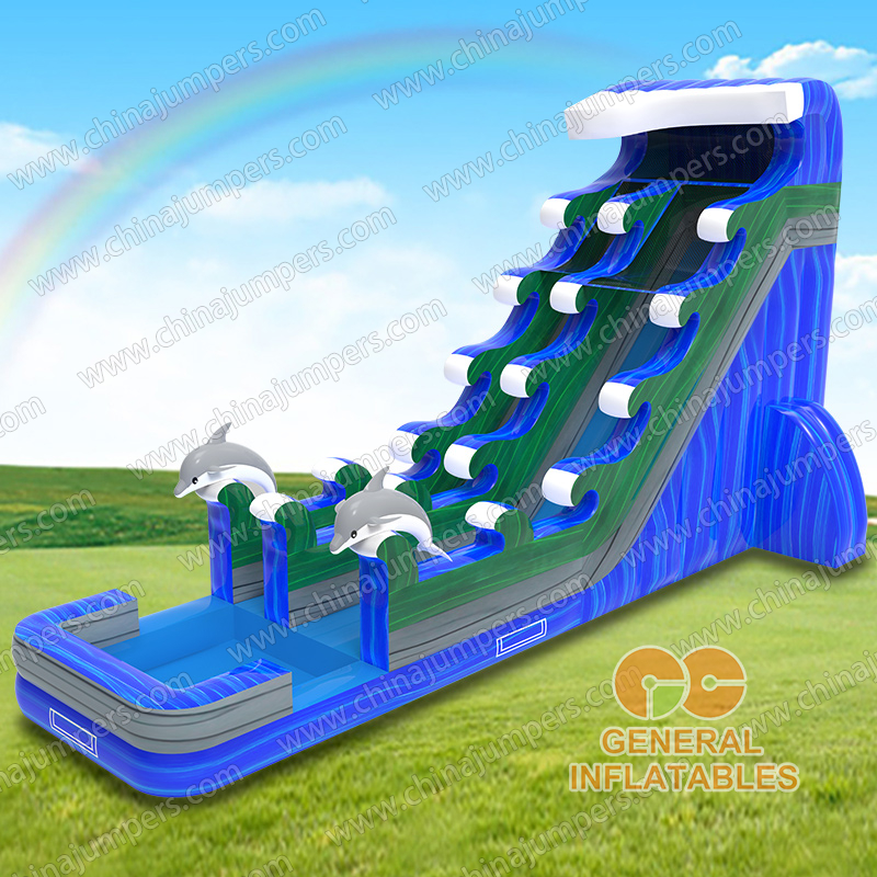 Dolphin Wave Water Slide | Inflatable Water Slides | Products ...
